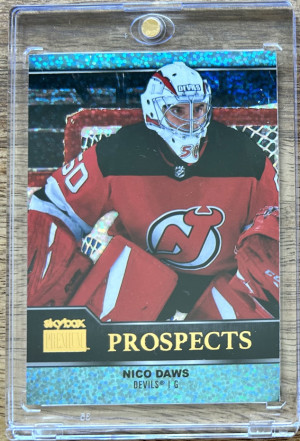 2021-22 Nico Daws Rookie Sapphire Prospects Skybox Metal Universe | MCP