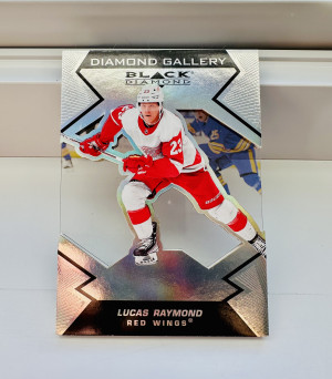 2021-22 Upper Deck Black Diamond Diamond Gallery Lucas Raymond RC | MCP