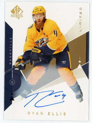 2018-19 SP Authentic Limited #86 Ryan Ellis Autograph | MCP