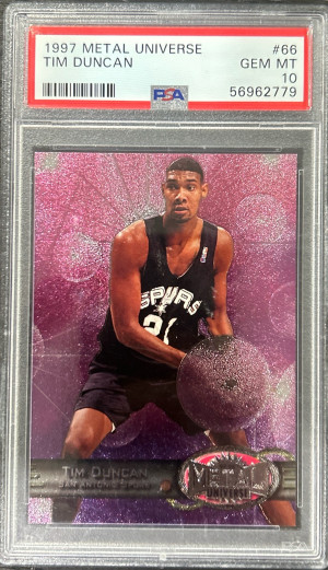 1997 Metal Universe Tim Duncan | MCP