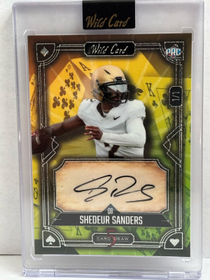 Shedeur Sanders 1/1 Auto Wild Card | MCP