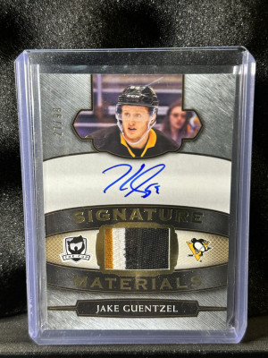 Jake Guentzel The Cup Signature Materials Patch Auto /35 | MCP