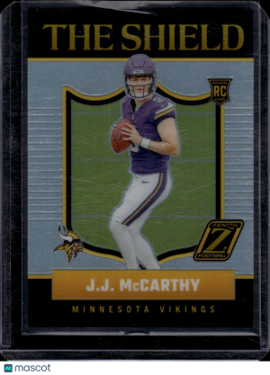 2024 Panini Zenith J.J. McCarthy #10 The Shield RC | MCP
