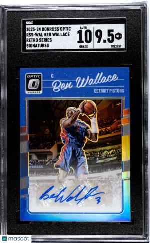 2023 Donruss Optic Ben Wallace #RSS-WAL Retro Series Sigs. SGC 9.5 Auto ...
