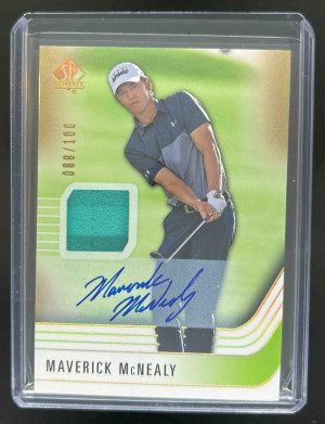 2021 SP Authentic Maverick McNealy Limited /100 #48 MEM Auto | MCP